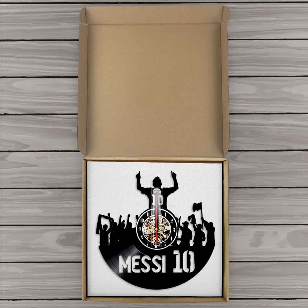Horloge Murale Vinyle Messi | Réveil Idéal